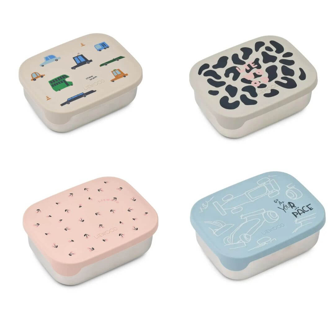 Liewood Arthur Steel Lunchbox | 3-Compartment Lunch Box